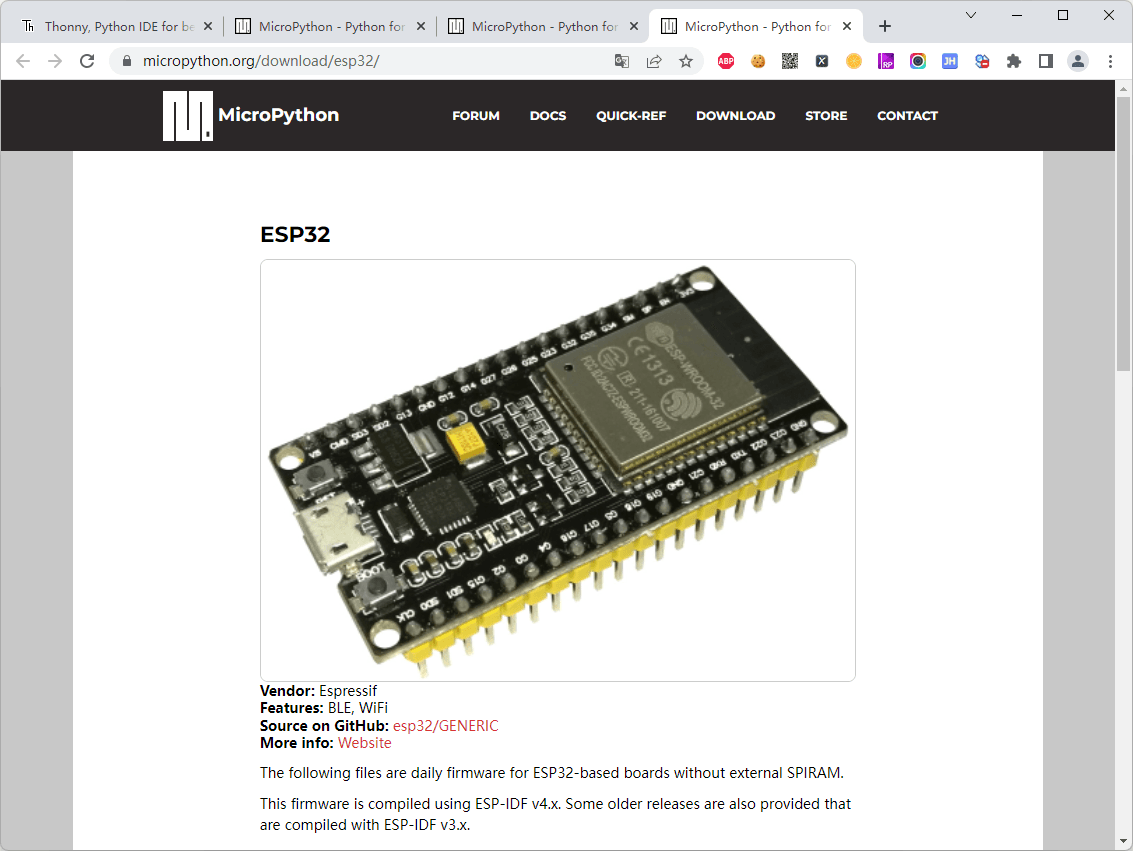 Thonny+MicroPython+ESP32开发环境搭建 - ByteZoneX-探索Web开发资源和人工智能教程的代码社区